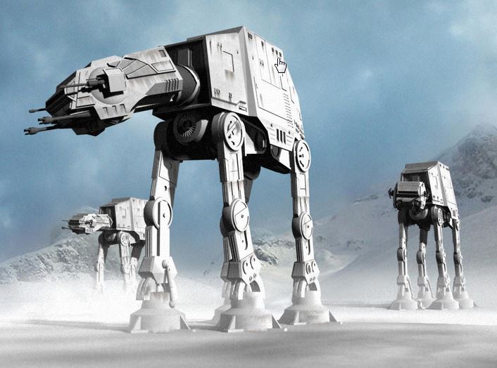 Schnellster laufender Roboter „WildCat“ vom StarWars AT-AT inspiriert