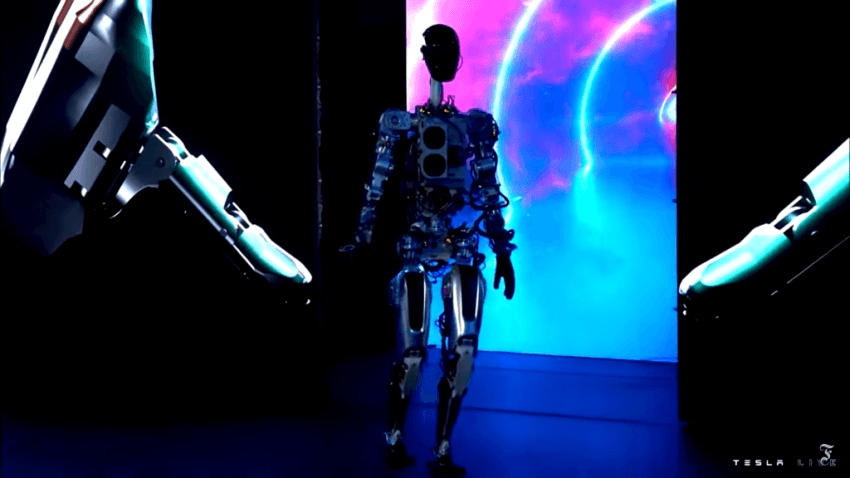 Optimus rettet die Welt! Elon Musk präsentiert Roboter Optimus auf dem ...