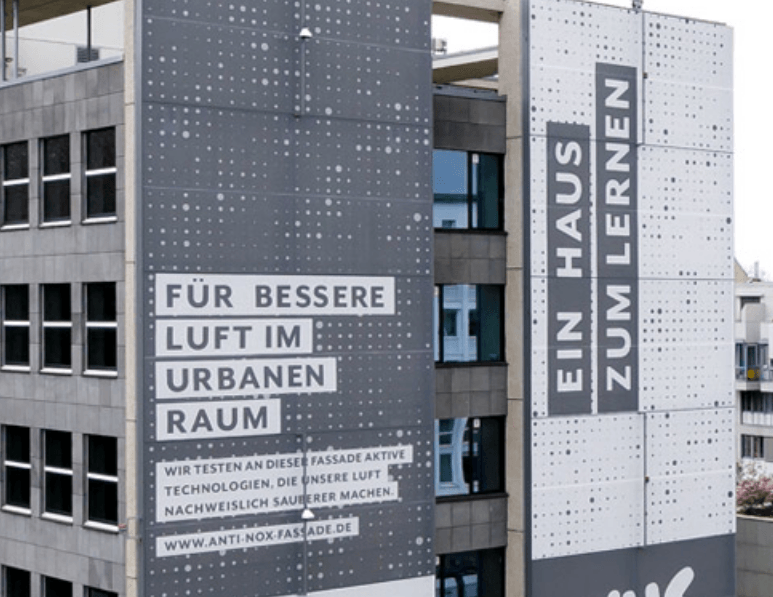 Fassade wirkt als Stickoxide-Killer: Gleichzeitig sinkt die Ozon- und ...
